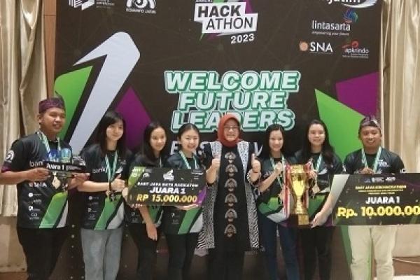 KIM Tirto Gumitir Jember dan UK Petra, Jawara HACKATHON 2023